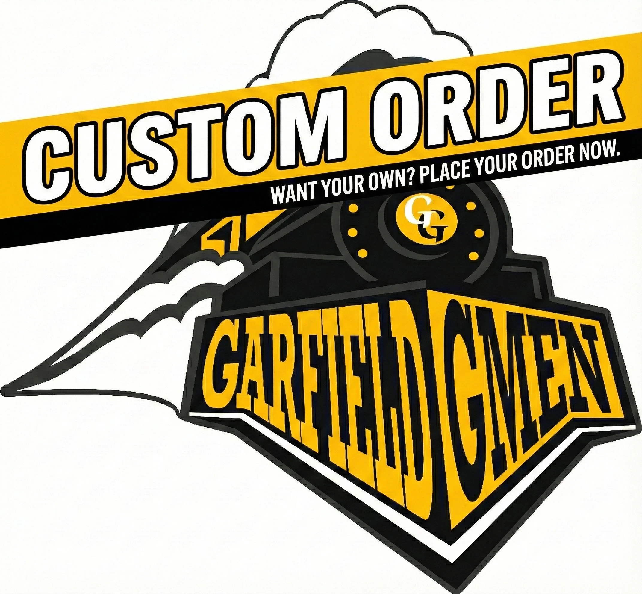 Garfield G-Men School Spirit Sign DXF File: Custom High School Mascot ...