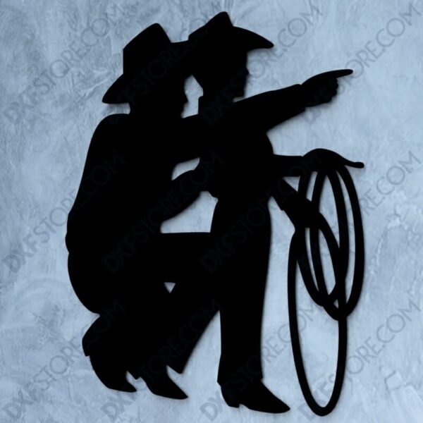 Cowboy Son Free DXF File - DXF File Cut-Ready for CNC Laser & plasma ...