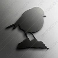 European Robin Free DXF File - DXF File Cut-Ready for CNC Laser ...