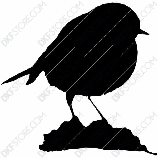 European Robin Free DXF File - DXF File Cut-Ready for CNC Laser ...