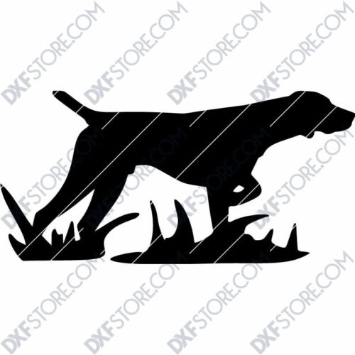 Hunting Dog Free DXF File - DXF File Cut-Ready for CNC Laser & plasma ...